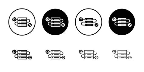 Workflow Process Icon Logo Set 50013817 Vector Art At Vecteezy