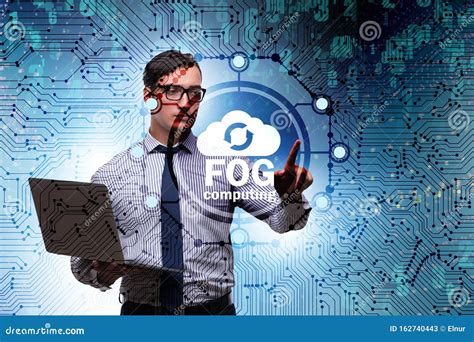 Fog And Edge Cloud Computing Concept Stock Image Image Of Distributed