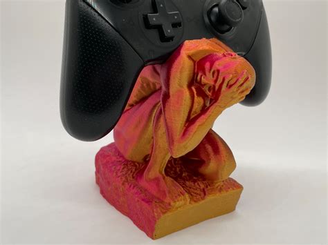 Switch Pro Controller Stand Kneeling Man Statue By Ryguy Design