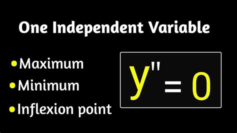 Maximum Minimum And Point Of Inflexion Of One Independent Variable Youtube Maximum Minimum And Point Of Inflexion Of One Independent Variable Youtube