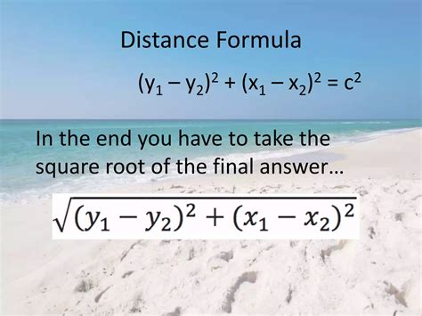 Distance Formula Pptx