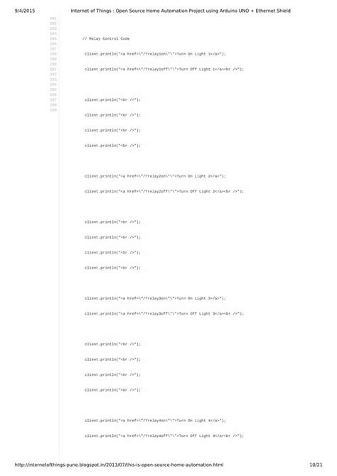 Pdf Internet Of Things Open Source Home Automation Project Using
