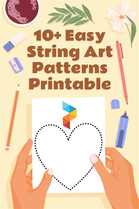 Easy String Art Patterns 10 Free Pdf Printables Printablee String Art Patterns Free