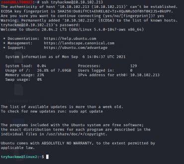 Linux Fundamentals Part On Tryhackme The Dutch Hacker