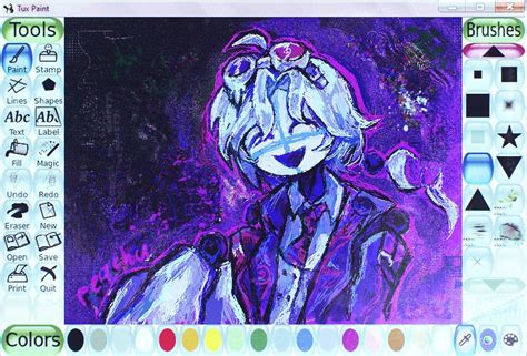 Tux Paint Art Gallery Random Tux Paint Test X Finds Out His Value By Rina