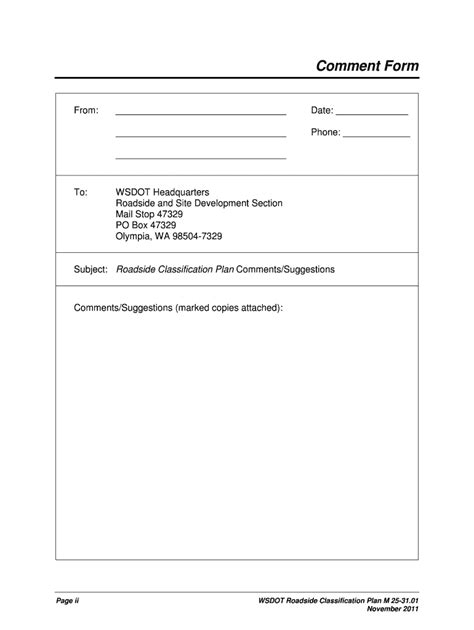 Fillable Online Wsdot Wa WSDOT Headquarters Wsdot Wa Fax Email Print PdfFiller