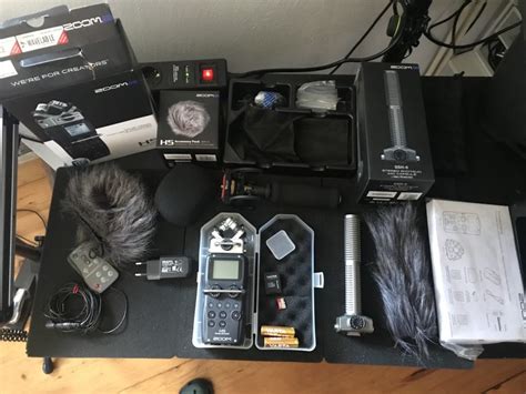 Zoom H5 recorder + full recording accessories + Zoom SSH6 mikrofon