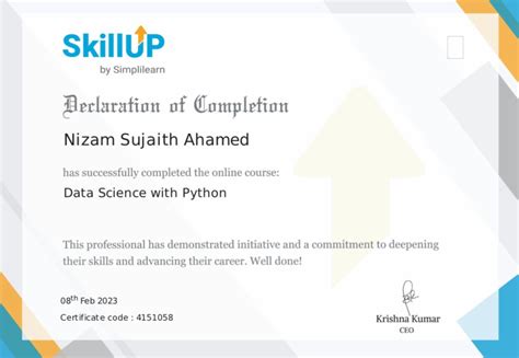 Sujaith Ahamed On Linkedin Datascience Python