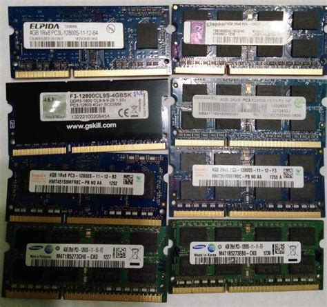 Память для ноутбука ddr2 ddr3 ddr4 планки 1Гб 2Гб 4Гб 8Гб от 30грн