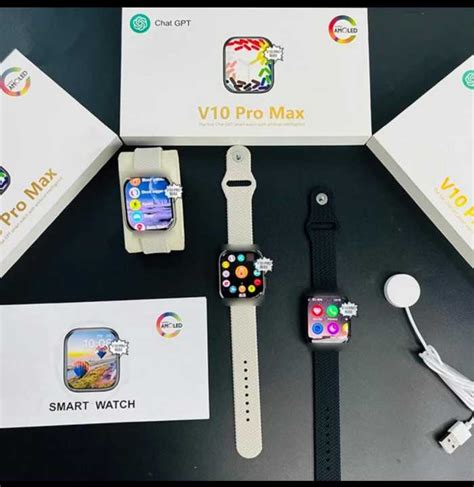 V10 Pro Max Smart Watch Super Amoled Display 90 Hz Processor 256 Mb Memoery Chat Gpt