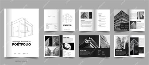 Architectural Portfolio Design Layout