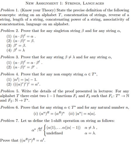 Solved Problem Know Your Theory State The Precise Chegg Com