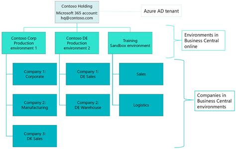 understanding the infrastructure of business central online business