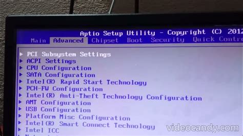 Enable Virtualization In Windows Intel I5 Machine Through Bios Setting