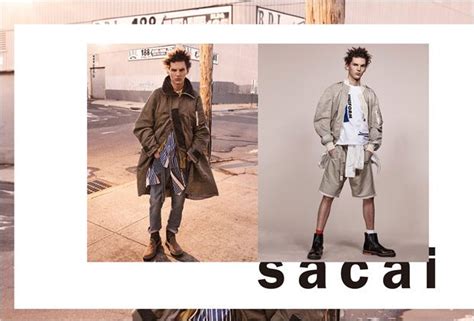 Eli Epperson Is The Face Of Sacai Spring Summer 2018 Collection
