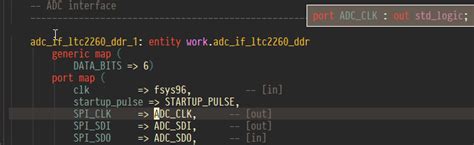 signal name instead of port name is displayed when hovering in instance