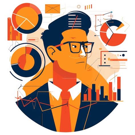 Analytical Business Executive Reviewing Digital Marketing Performance