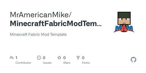 github mramericanmike minecraftfabricmodtemplate minecraft fabric