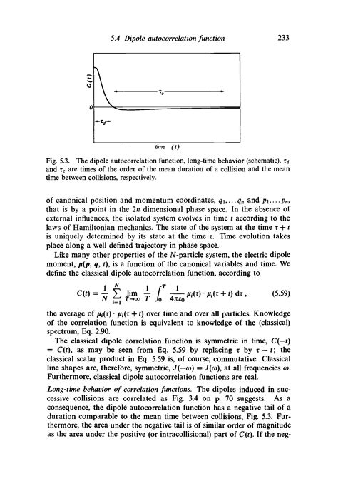 Dipole Autocorrelation Function Big Chemical Encyclopedia