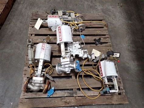 Lot Of Valtek Valves With Actuators Yellow Tag Auctions