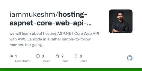 Github Iammukeshmhosting Aspnet Core Web Api With Aws Lambda We