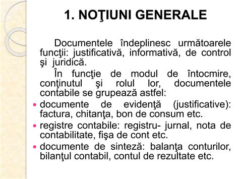 Documente De Evidenta Operativa Ppt