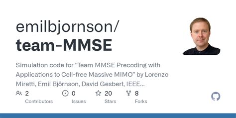 github emilbjornson team mmse simulation code for “team mmse