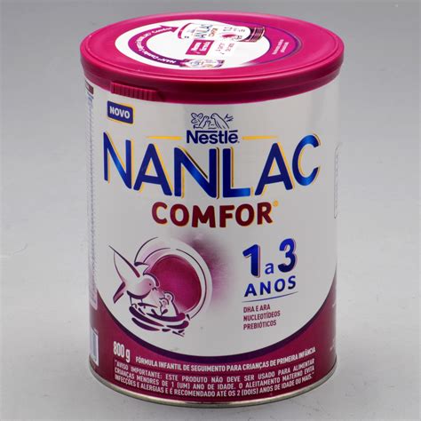 Leite Nanlac Comfor 1 a 3 anos - 800g - Alô Bebê!