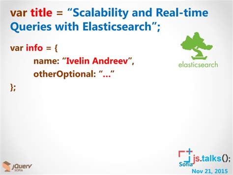 Scalability And Real Time Queries With Elasticsearch Pdf Databases