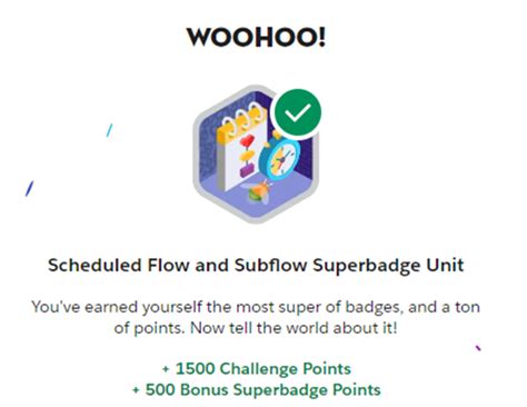 Scheduled Flow And Subflow Superbadge Unit Solution Avenoir