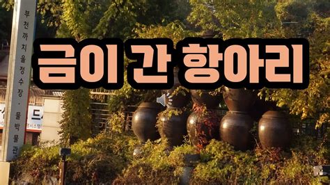 금이 간 항아리 Youtube