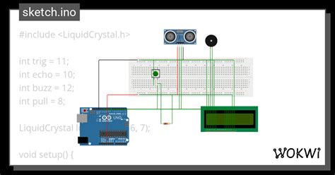 Distance Measure Wokwi Esp32 Stm32 Arduino Simulator