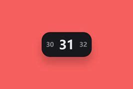 CSS实现简单实用的数字滑动特效 其他特效 站长图库