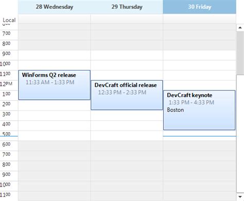 Themes And Appearance WinForms Scheduler Control Telerik UI For WinForms
