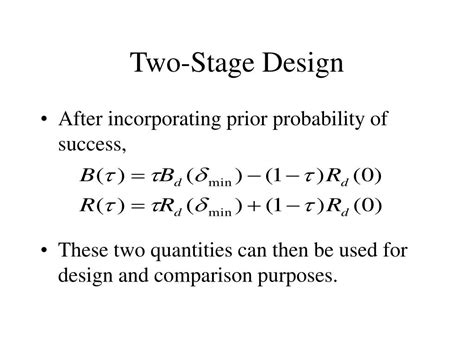 Ppt Benefit Risk Analysis Of Multi Stage Adaptive Designs Powerpoint