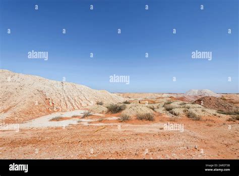 Mullock Heaps On The Outskirts Of The Opal Mining Town Of Andamooka