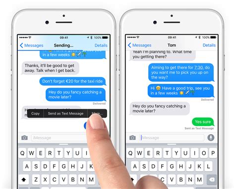 Guide Send An Imessage As A Text Ios 9 Tapsmart