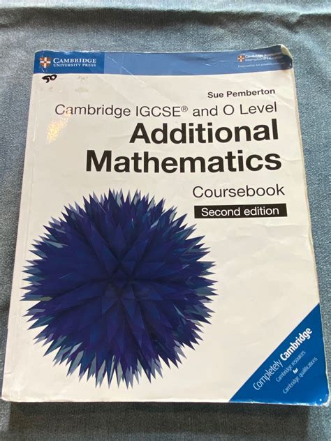 Additional Math Coursebook Igcse O Level Hobbies And Toys Books