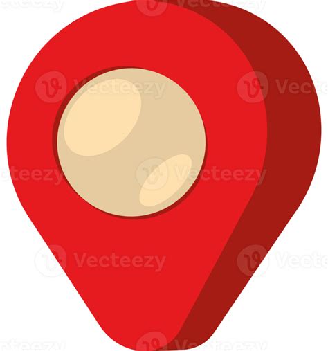 Gps Navigation Pin Icon White Background PNG