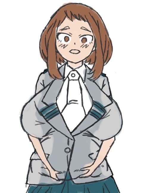 Uraraka Ochako Boku No Hero Academia Highres Tagme Pregnant Sketch