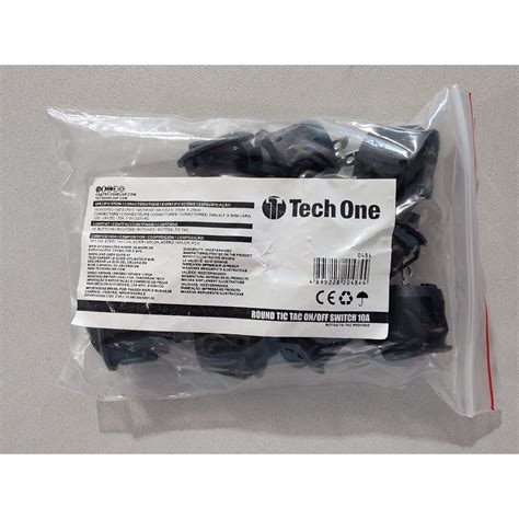 Botão Chave Tic Tac Redondo 10a Bivolt Pacote Com 10