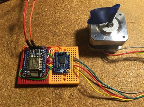 Running A Stepper Motor From An Adafruit HUZZAH ESP Mechanical Arm Mechanical Engineering