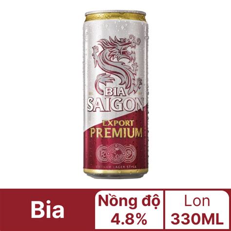 24 Lon Bia Sài Gòn Export Premium 330ml Tại Bách Hoá Xanh