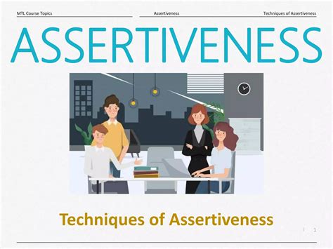 Techniques Of Assertiveness Pptx