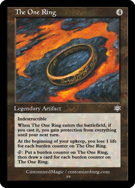 The One Ring Magic The Gathering Proxy Cards