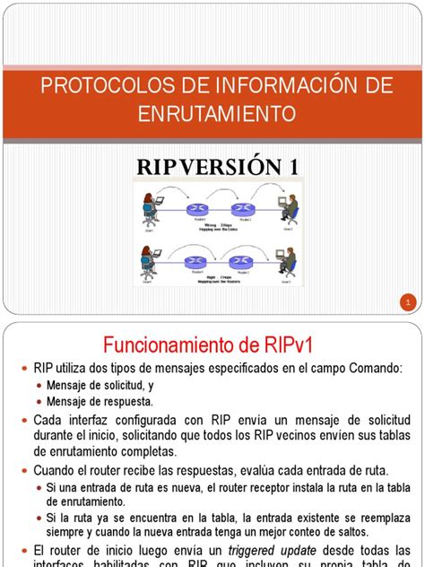 3 1 rip v1 funcionamiento 2022a pdf enrutador computación