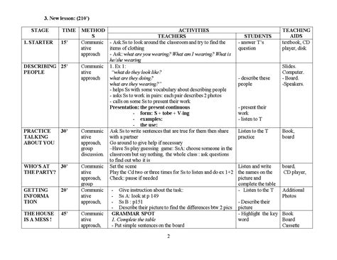 Lesson Plan Number 13
