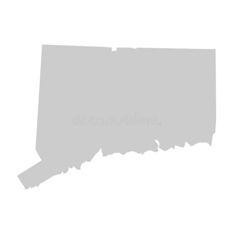 Map Of Connecticut Ct Stock Vector Illustration Of Political 377054911