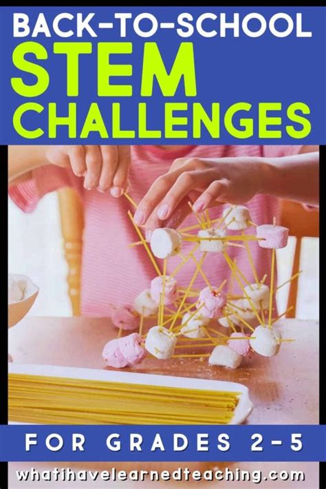 10 Back To School Stem Activities For Cooperative Learning