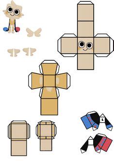 Papercraft De Goob De Dandy World Paper Doll Printable Templates